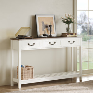 Lark Manor™ 47.2'' Console Table With 3 Drawer & Reviews | Wayfair