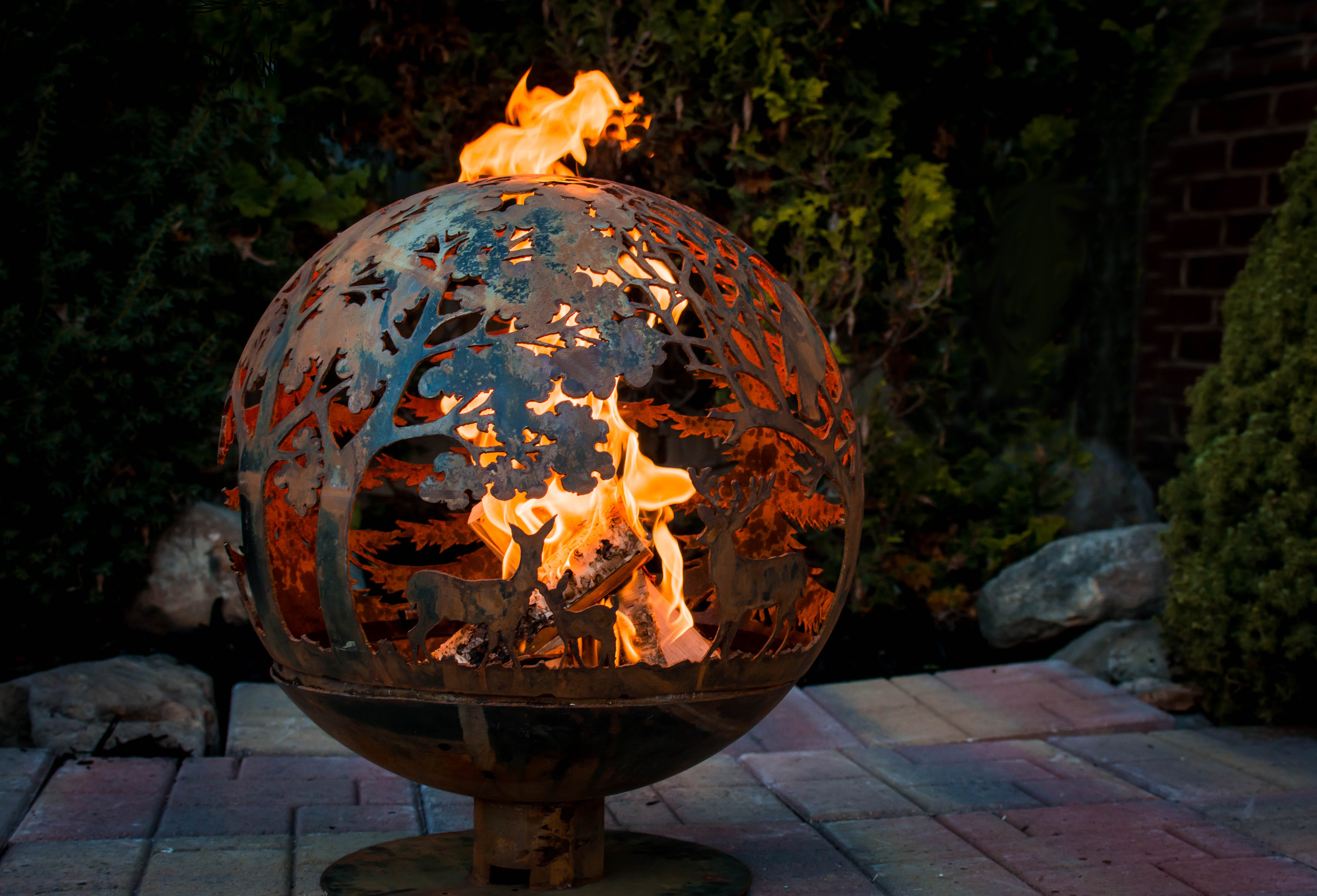 Rosalind Wheeler Herbert Wood Burning Fire Pit & Reviews | Wayfair