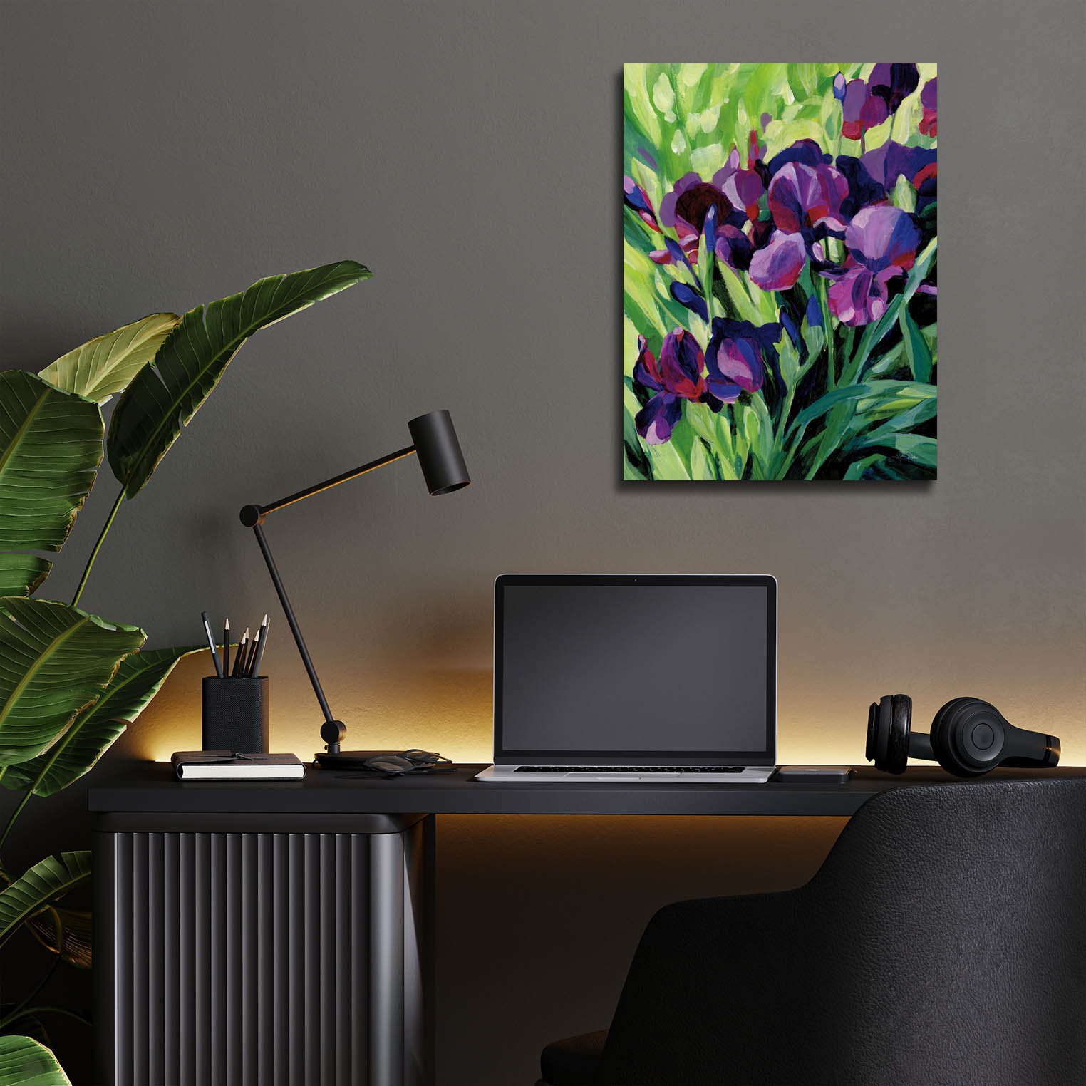 Winston Porter Purple Iris' by Katrina Pete Acrylic Glass Wall Art ...