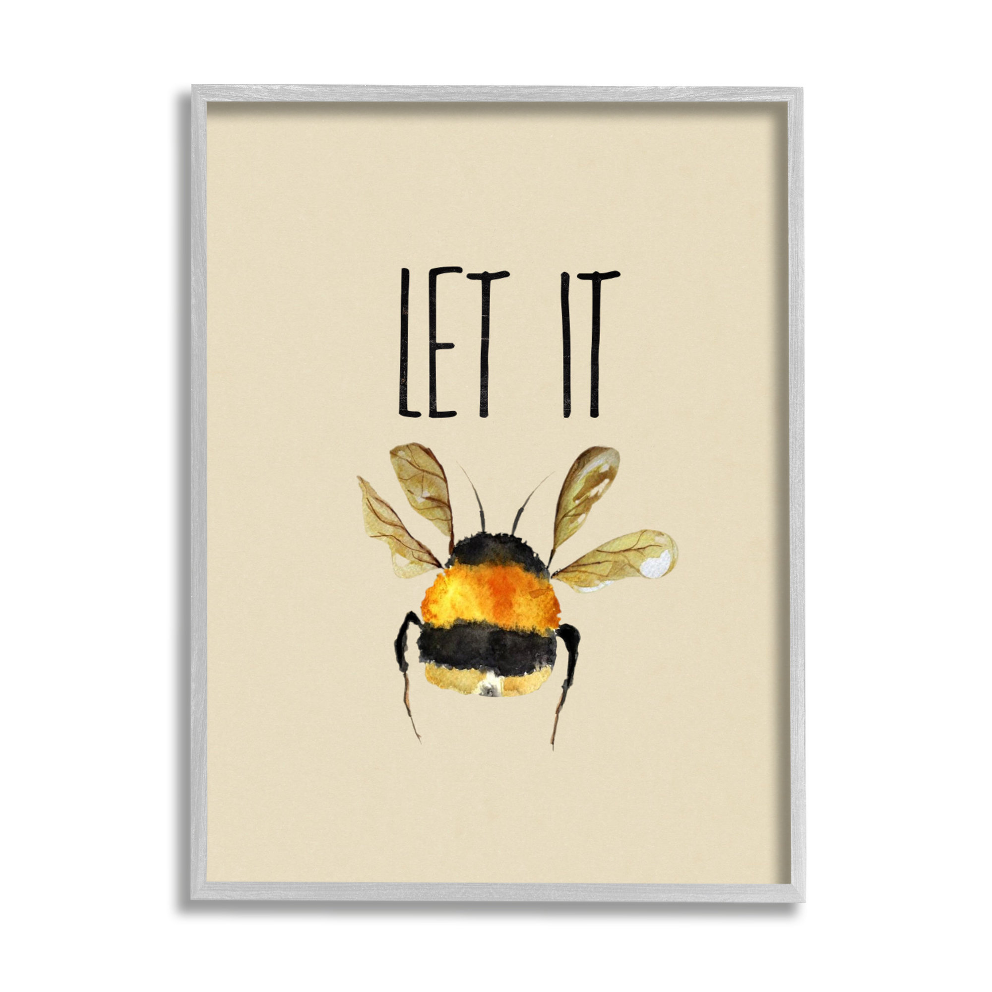 Stupell Industries Let It Bee Insect - Wayfair Canada