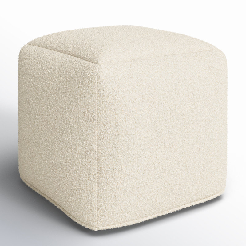 AllModern Gwenelle 18" Wide Square Pouf Ottoman & Reviews | Wayfair