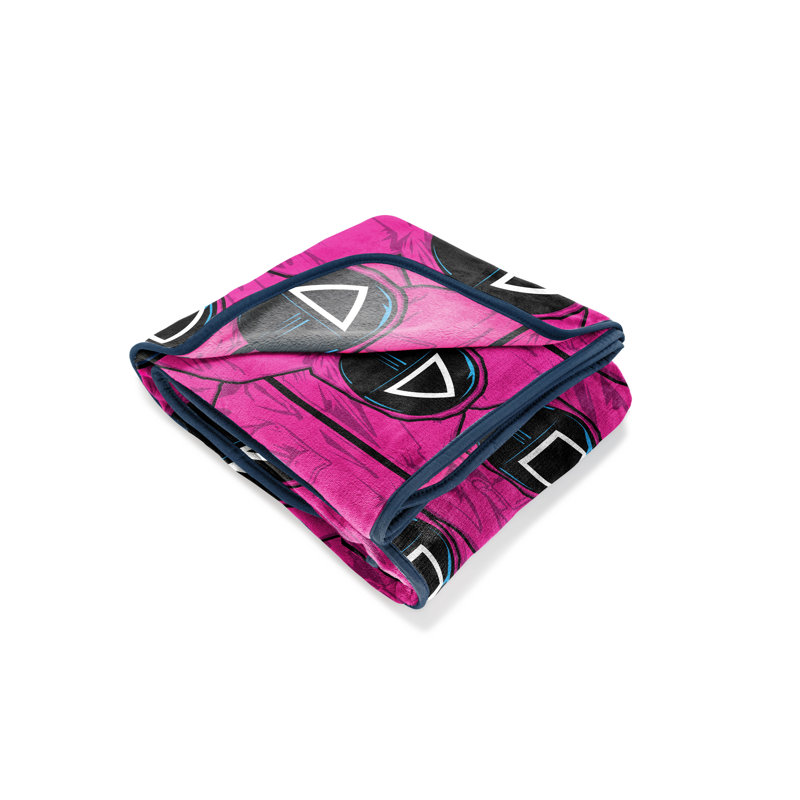 Squid Game Pink Army Squid Game Throw | Wayfair