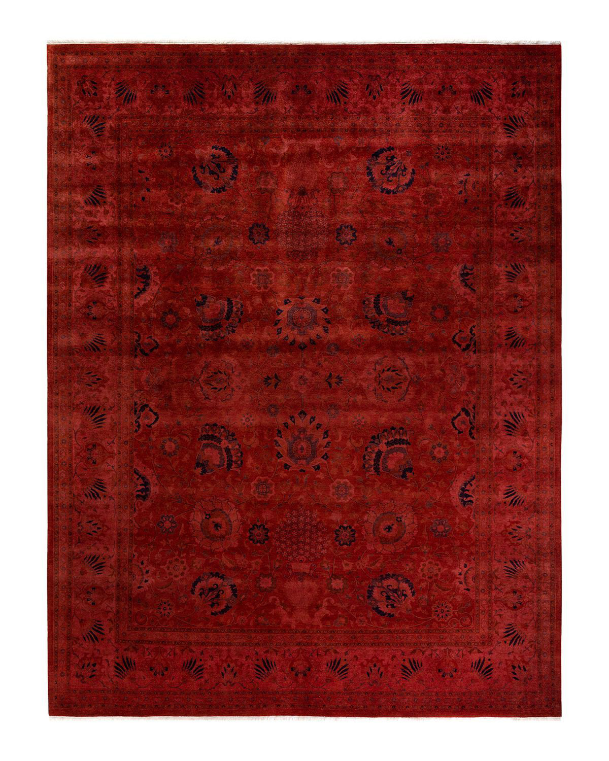 Isabelline Creyton One-of-a-Kind 9'2" x 12'1" New Age Area Rug in Black ...