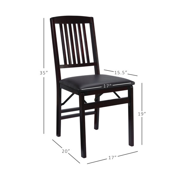 Andover Mills™ Clarke Mission Back Folding Dining Chair & Reviews | Wayfair