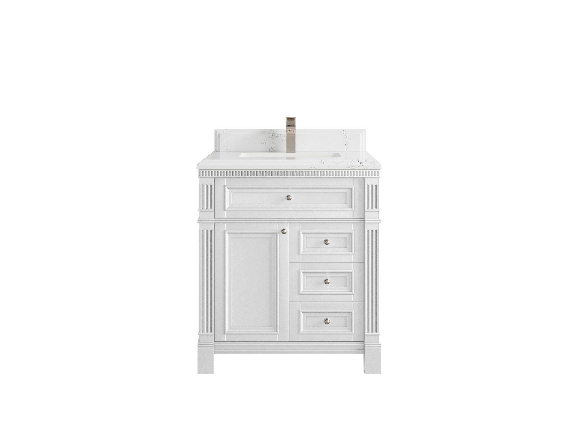 Willow Collections Paris 30 In. W X 22 In. D Single Sink Bathroom ...