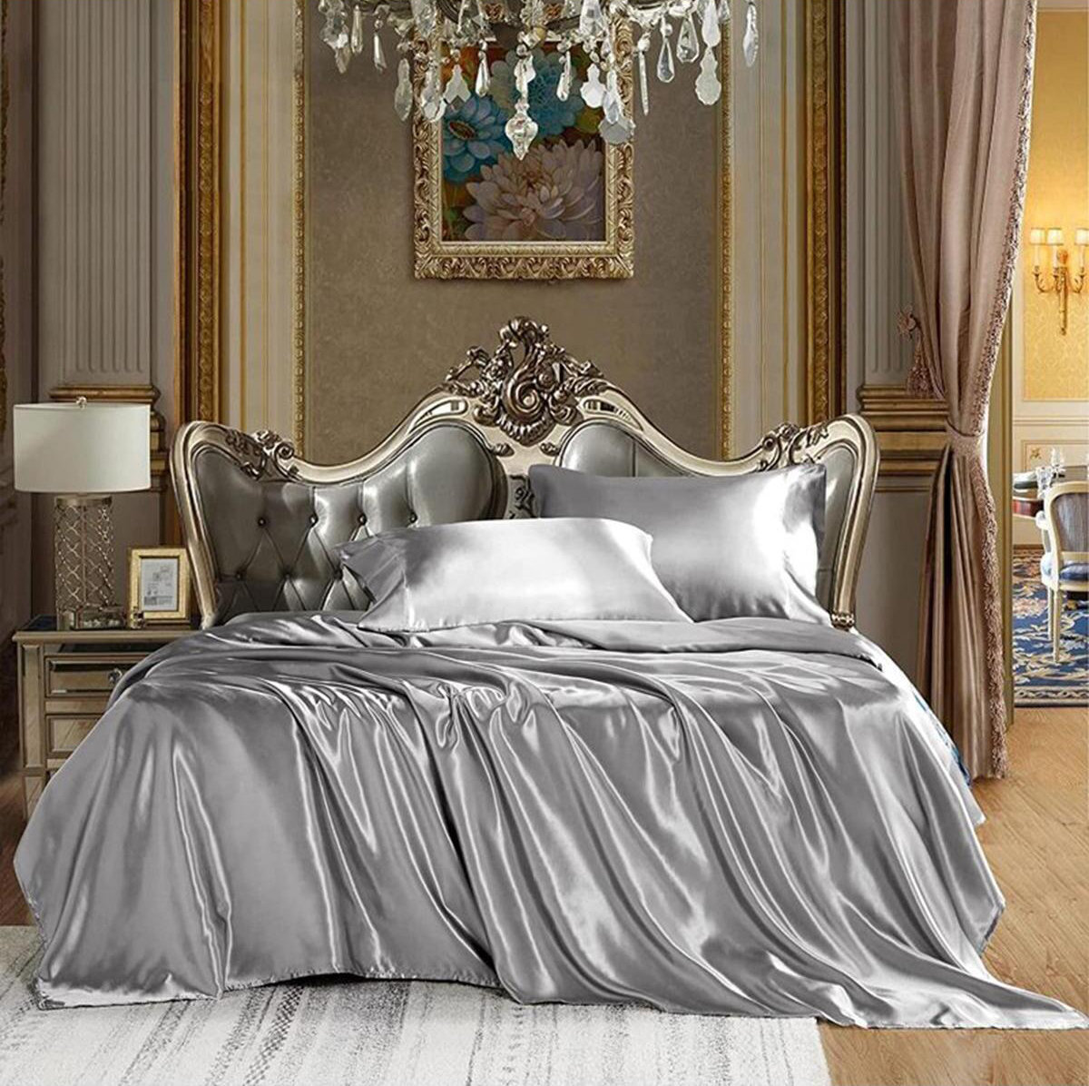 Seasonwood Satin Bedspread Set | Wayfair