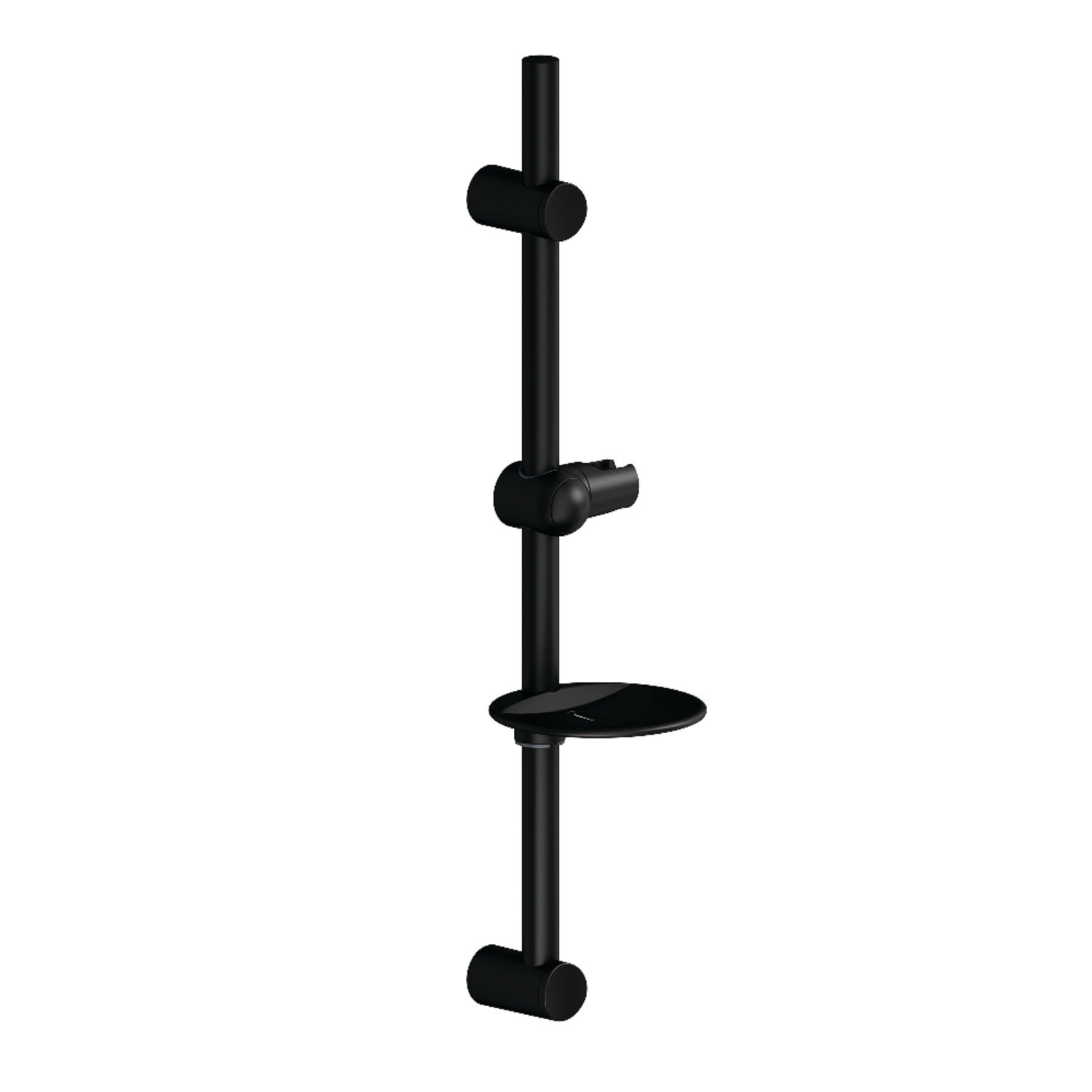 Kingston Brass Vilbosch 24-Inch Plastic Slide Bar with Soap Dish and ...