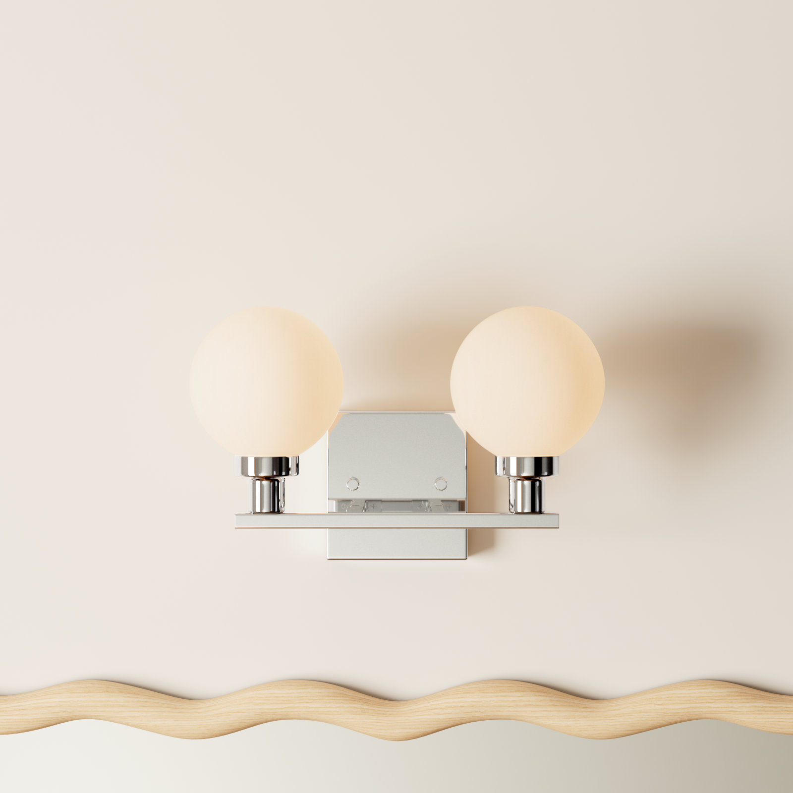 George Oliver Ruba 2-Light Dimmable Vanity Light & Reviews | Wayfair