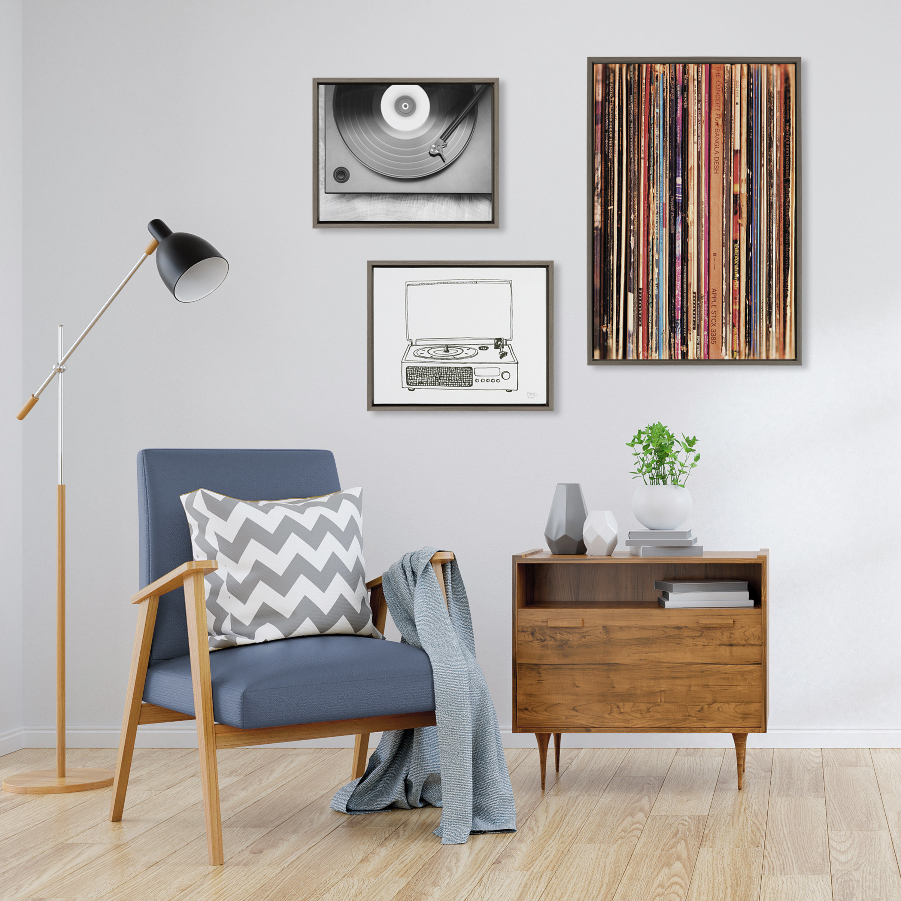 Gracie Oaks Records 33RPM, Victrola Record Player And Vinyl Vibes by ...