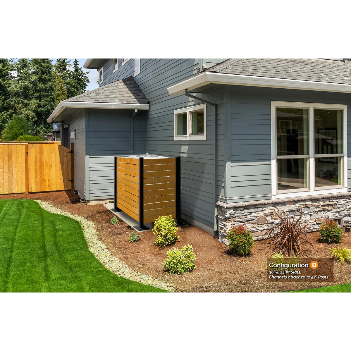 OUTDECO Adjustable Slat Fence Frame Kit & Reviews | Wayfair