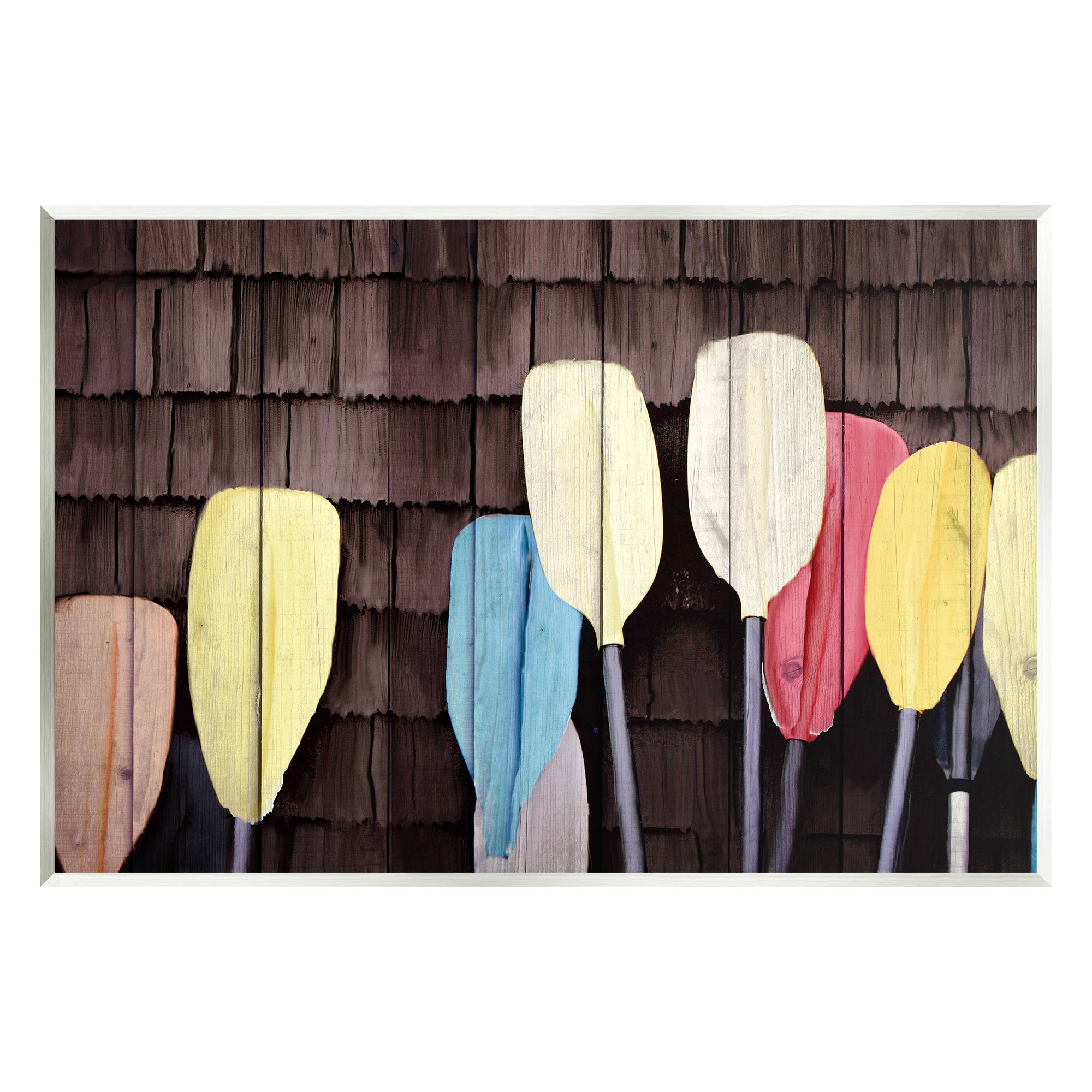 Stupell Industries Rustic Boat Oars Wall Plaque Art by Kim Allen ...