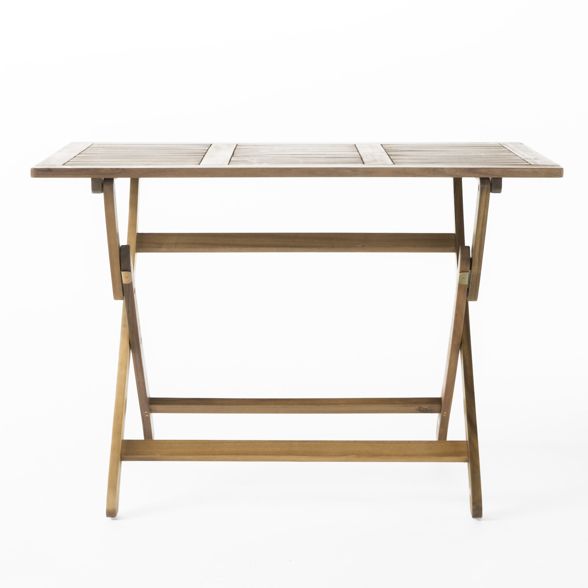 Ophelia & Co. 43.5'' Foldable Dining Table - Wood, Structure Wood ...