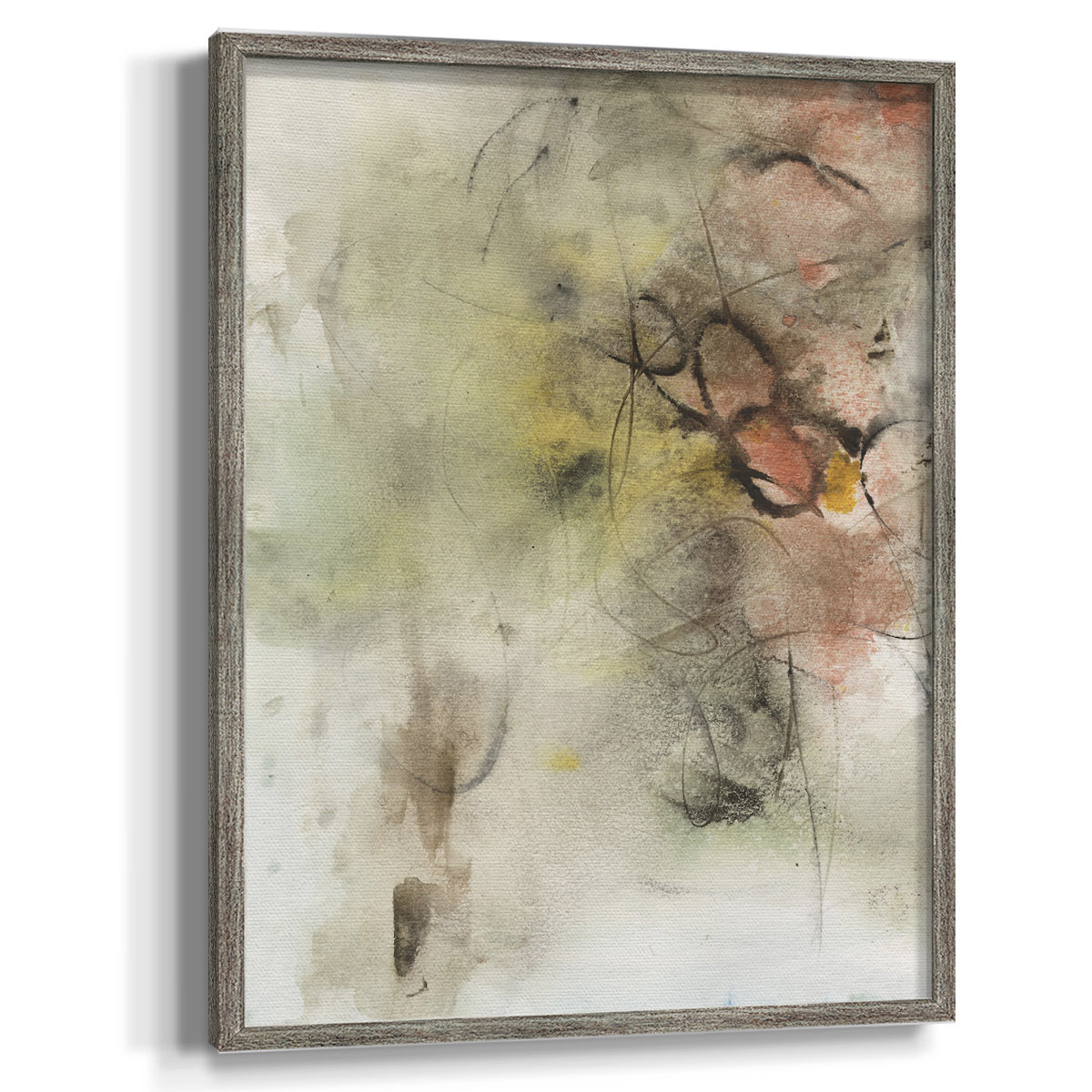 Brayden Studio® Soft Inspiration III Framed Print - Solid Wood | Wayfair