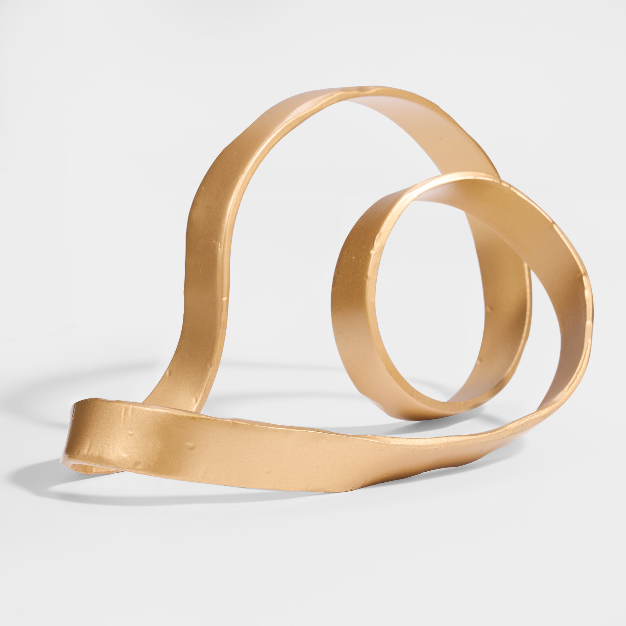 Wrought Studio™ 8.1" Contemporary Abstract Metal Knot Decorative ...