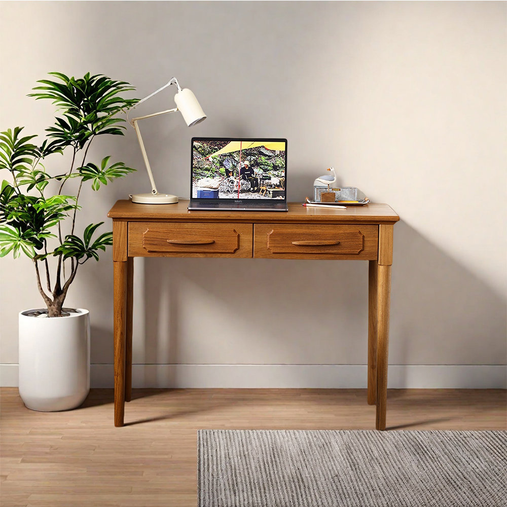 Red Barrel Studio® Italian style rounded corner desk | Wayfair