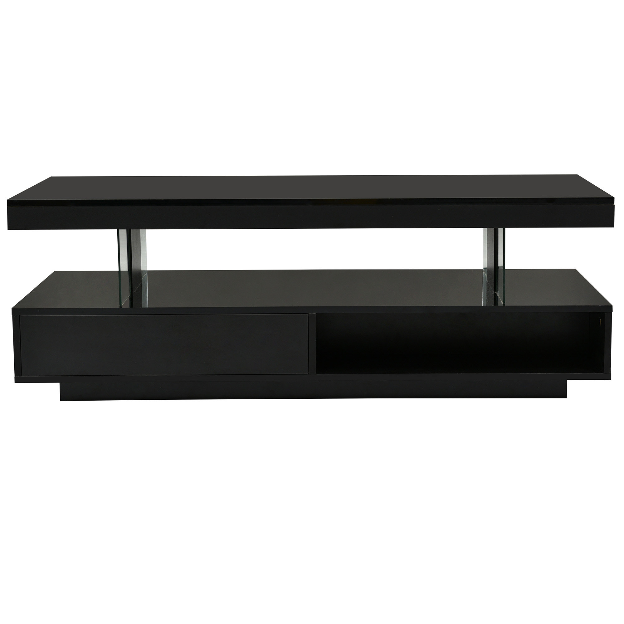 Ivy Bronx U-Can Led Coffee Table With Storage(Only Including Coffee ...