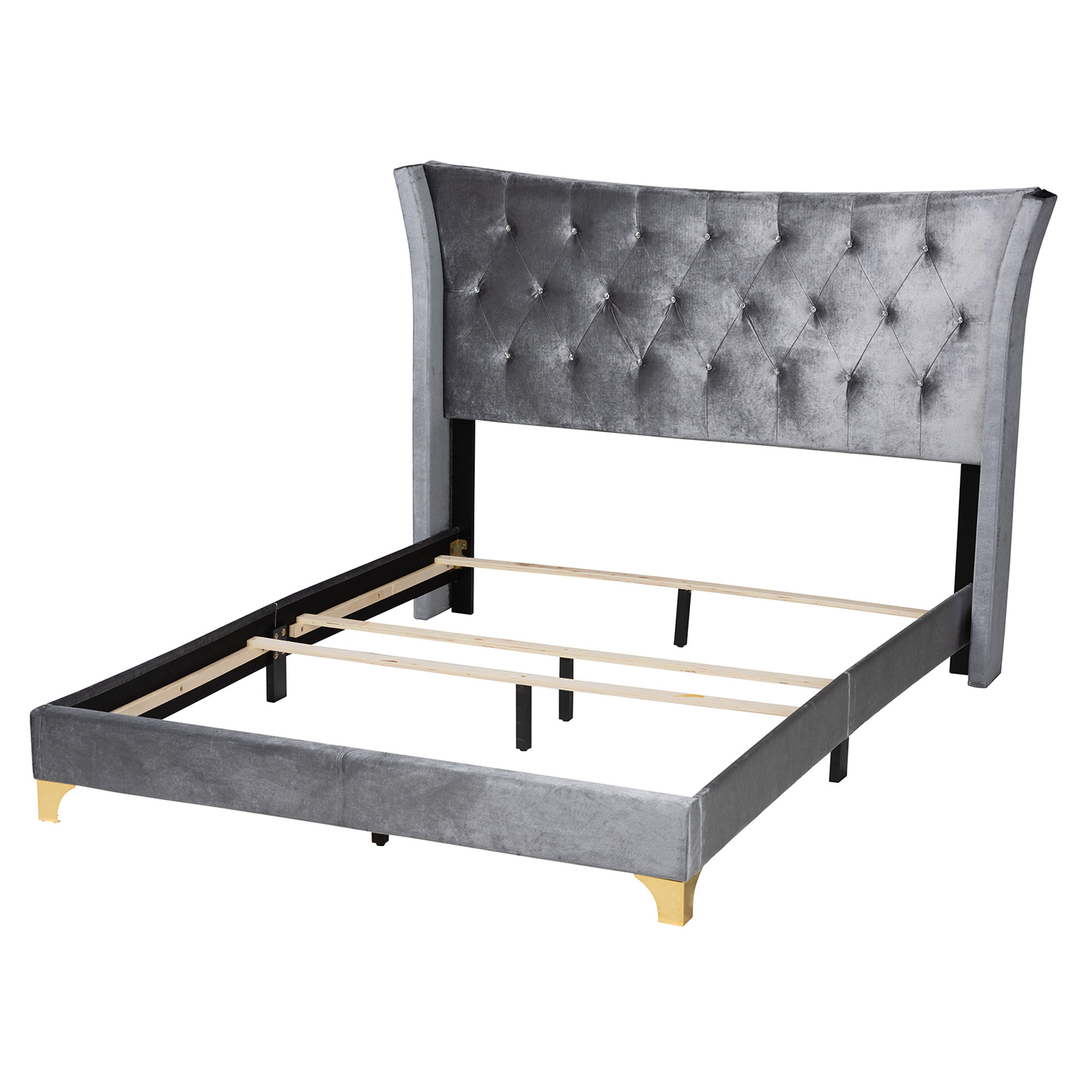 House of Hampton Fllanza Queen Tufted Standard Bed - Wayfair Canada
