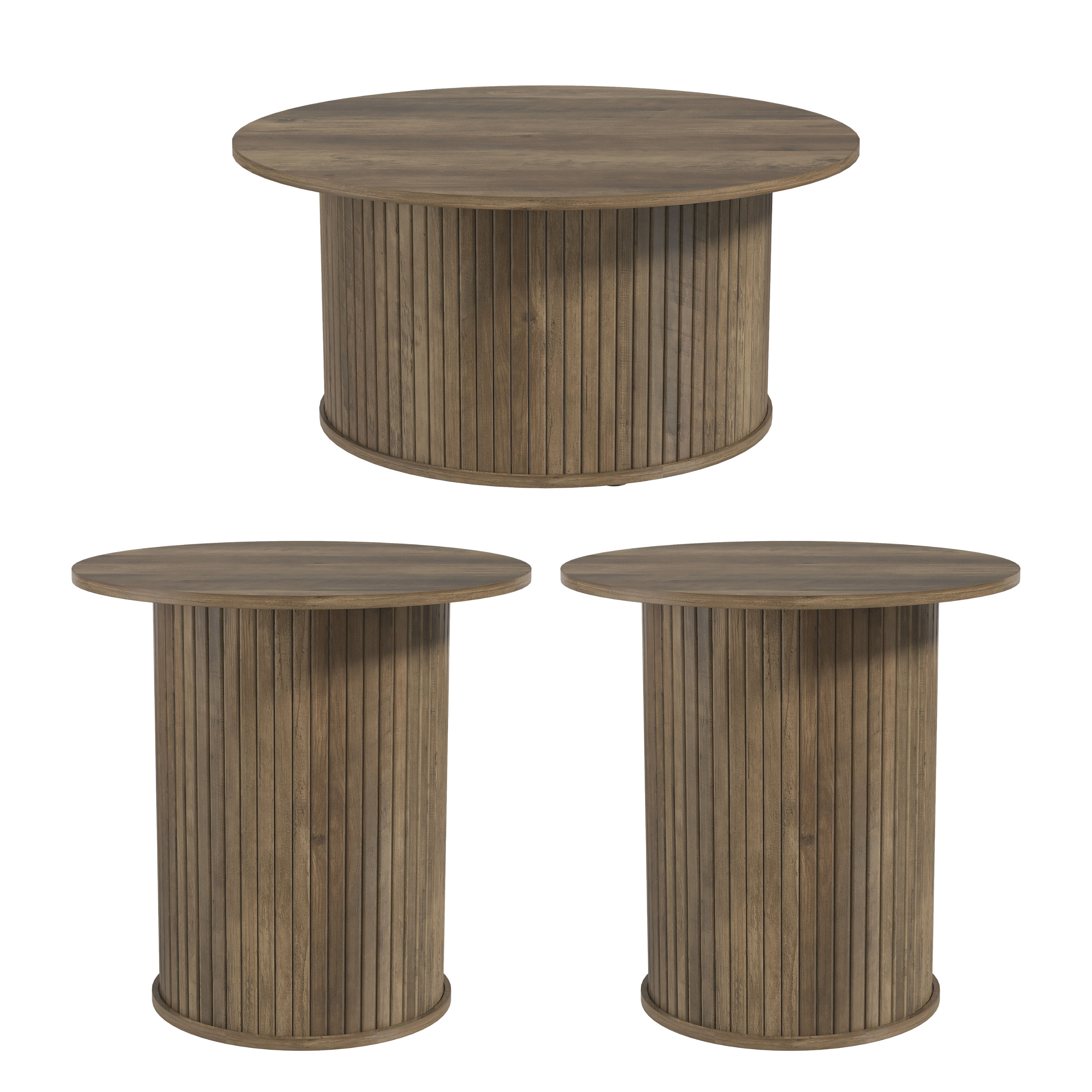 Latitude Run® Farmingdale Modern 3 Piece Living Room Set & Reviews ...