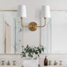 Mercer41 Carmack 2-Light Armed Sconce & Reviews | Wayfair