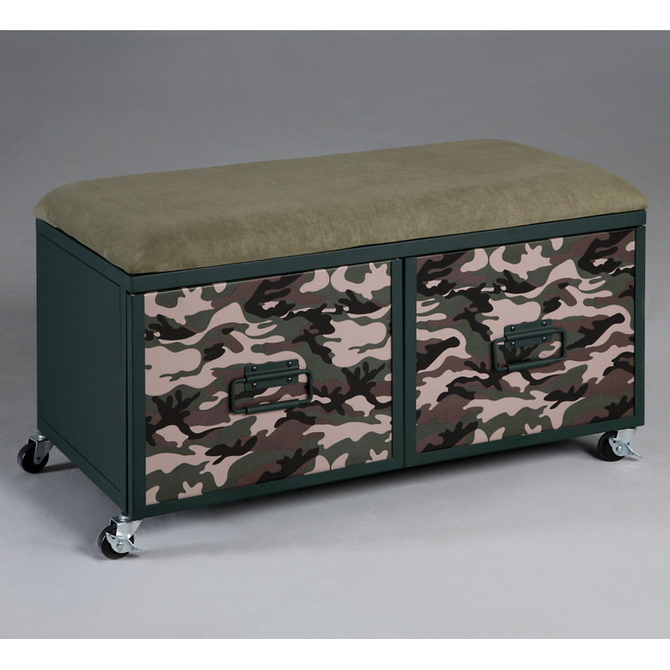 Powell Metal Storage Bench | Wayfair