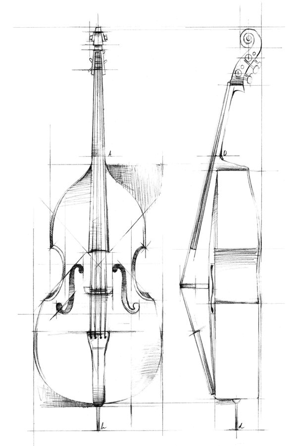 Red Barrel Studio® " Bass Sketch " by Ethan Harper | Wayfair