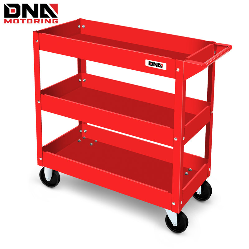 DNA Motoring 29'' H x 30'' W Utility Cart | Wayfair