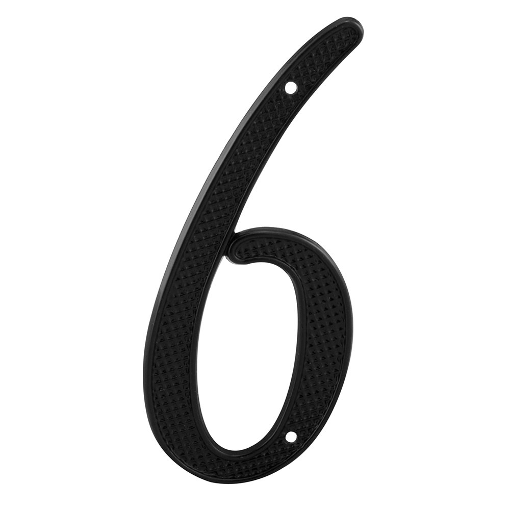 Prime-Line 4 In. House Number 1, Diecast, Black Finish (5-Pack ...
