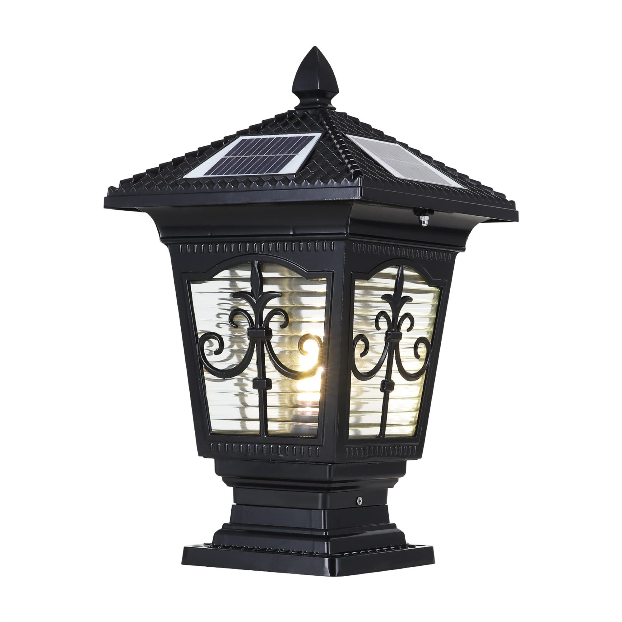 Canora Grey LED Solar Pillar Light | Wayfair