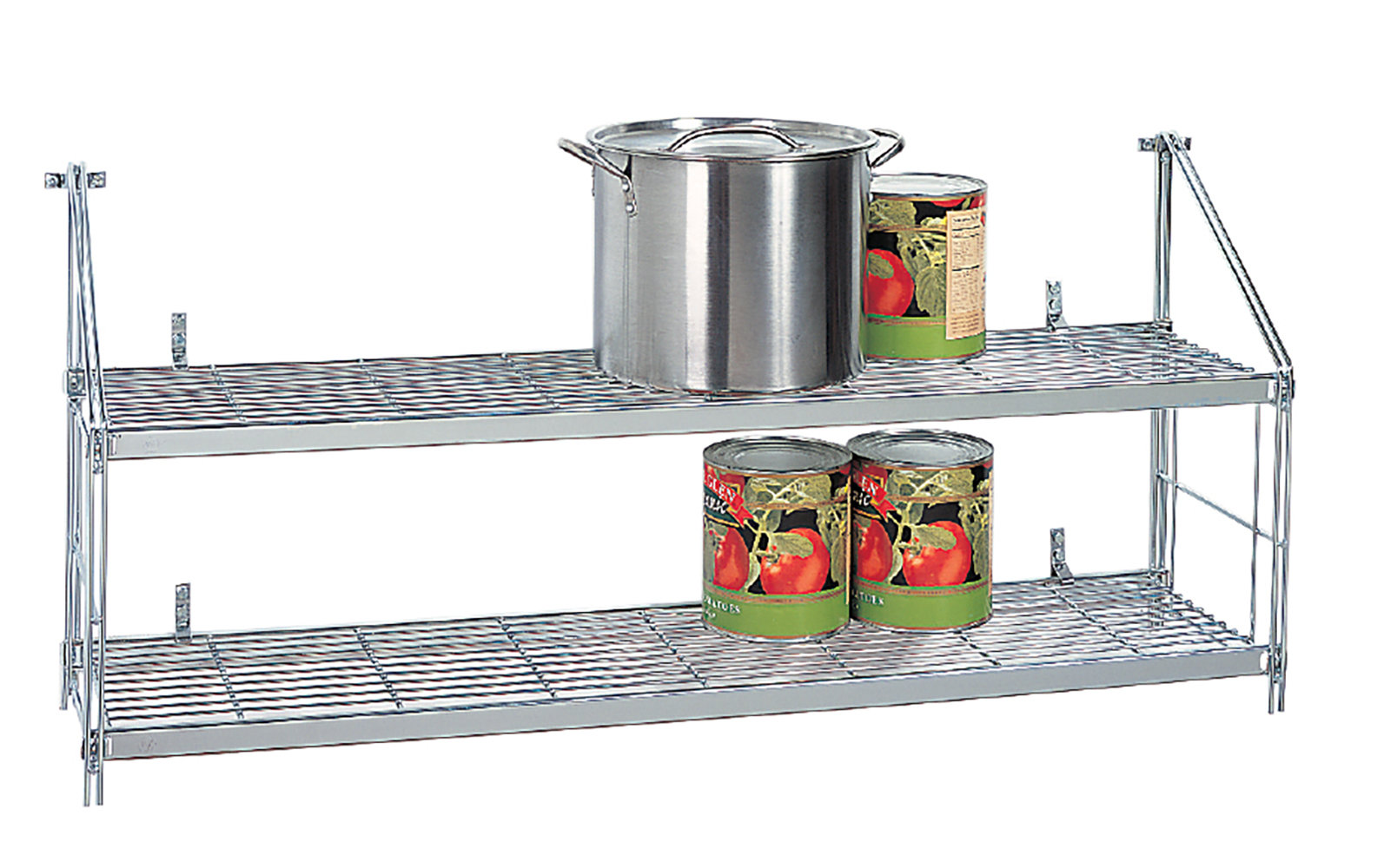 SPG AMCO 2-Tier Wall Shelf Kit - 18 X 48 - Wayfair Canada