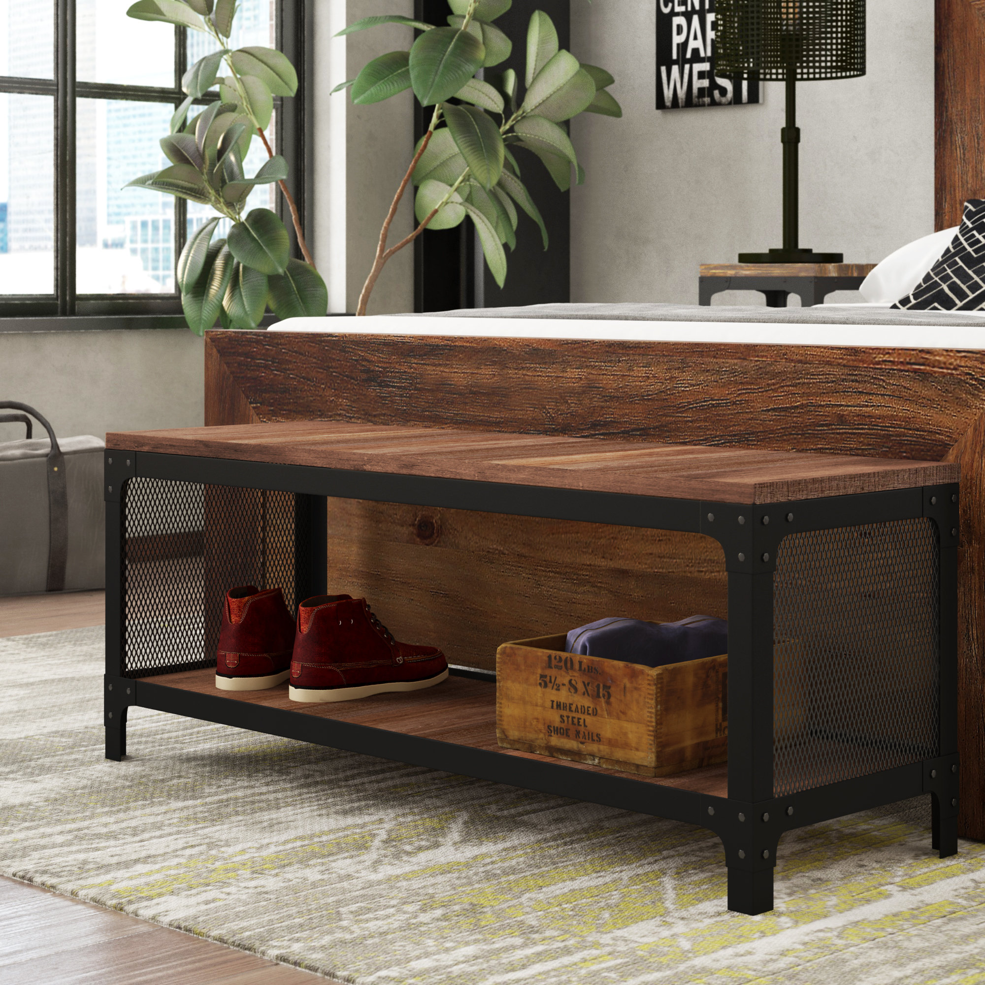 Williston Forge Mcgowen Storage Bench & Reviews | Wayfair