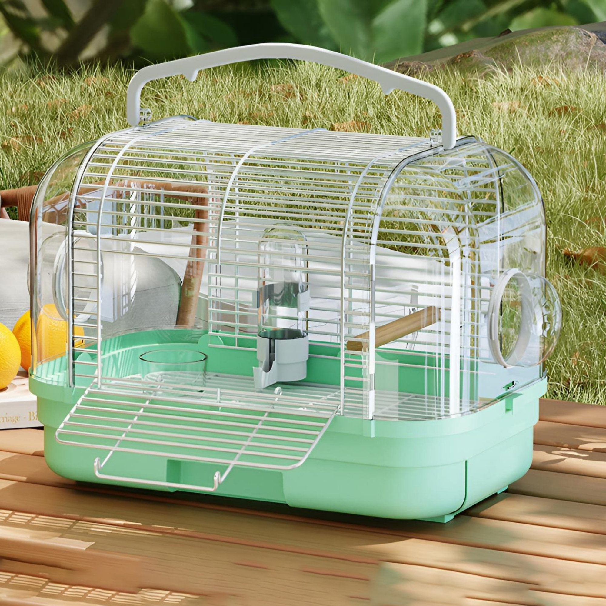 Archie & Oscar™ Multi Functional Parrot Portable Cage For Outdoor And ...