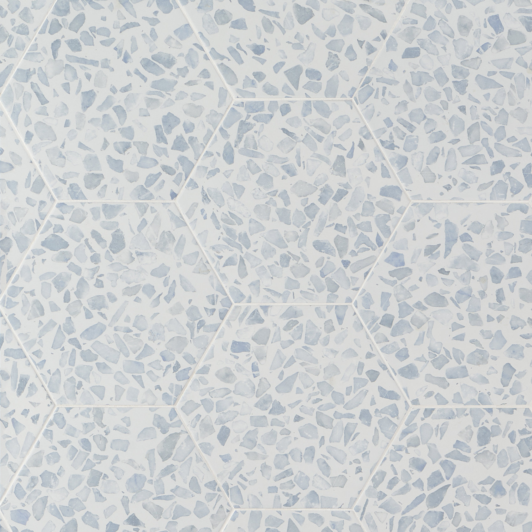 Bond Tile Jurassic Hex 9" Terrazzo Look Porcelain Floor & Wall Tile (8. ...