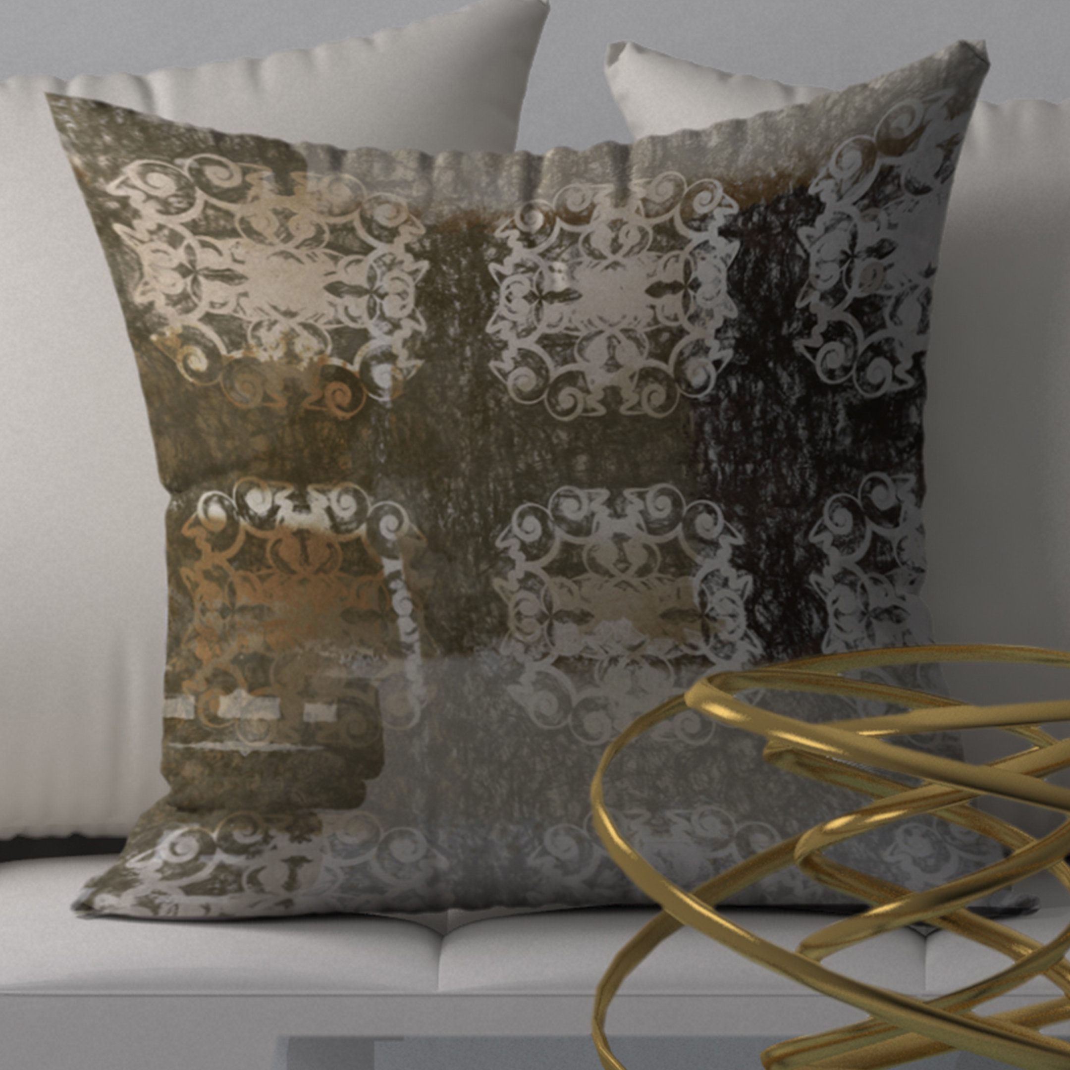 LeRoi Products Nice Singular Square Pillow Cover & Insert | Wayfair