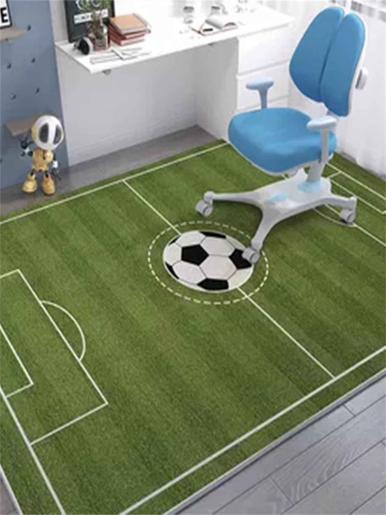 JINXI Study Room Carpet - Desk Chair Mat, High-End Bedroom Wood Floor ...
