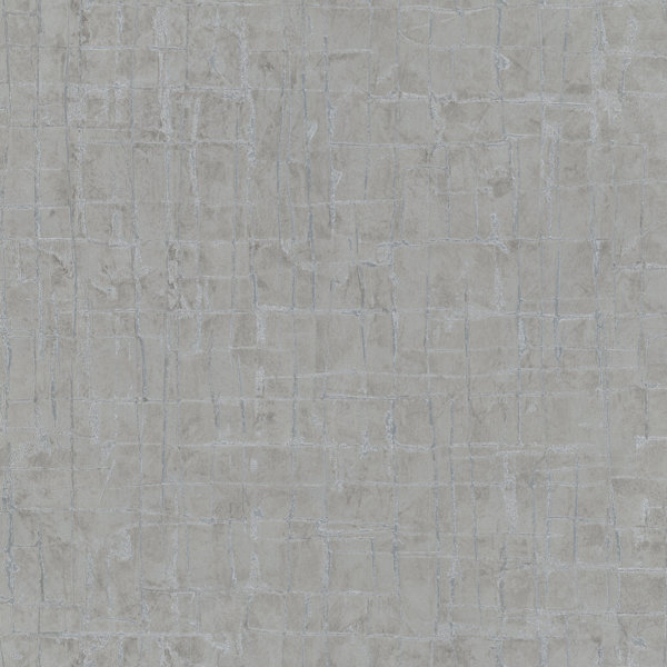 Williston Forge Braylen Metallic Stonework Effect Textured Wallpaper ...