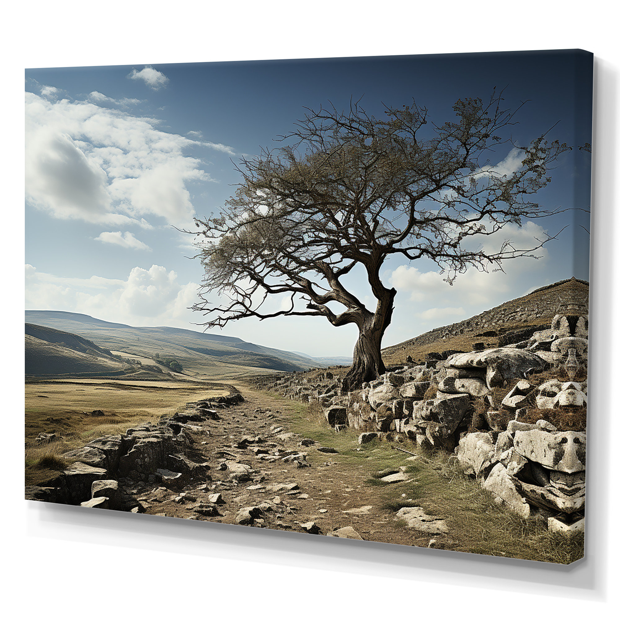 Millwood Pines Tree Solutide Landscape - Mountains Wall Decor - Wayfair ...