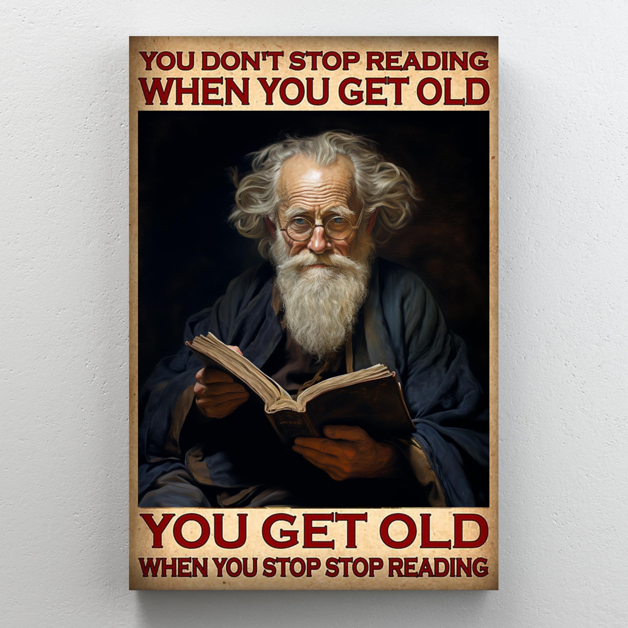 Trinx When You Stop Reading - 1 Piece Rectangle Graphic Art Print On ...