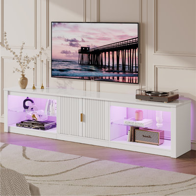 Wrought Studio™ 83" TV Stand/Media Console For Tvs Up To 95" With Power ...