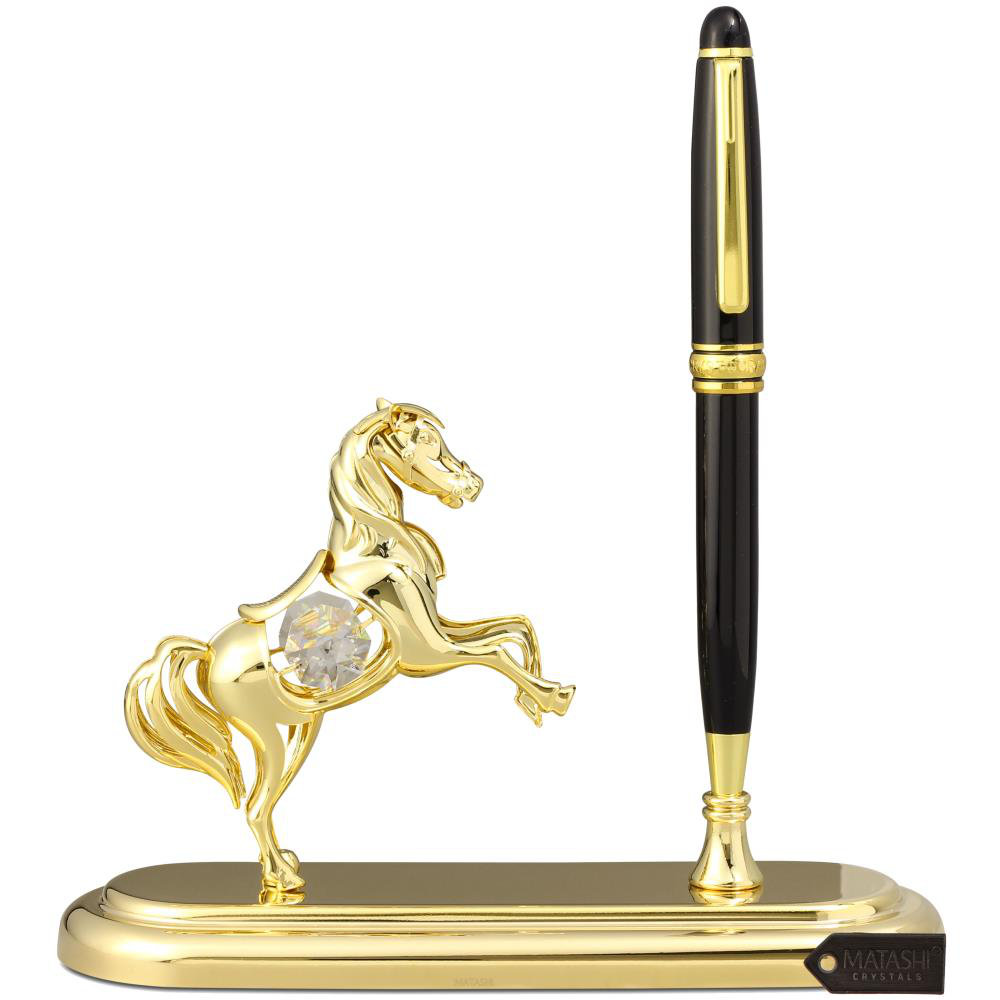 Matashi Crystal Executive Desk Pen Holder - Wayfair Canada