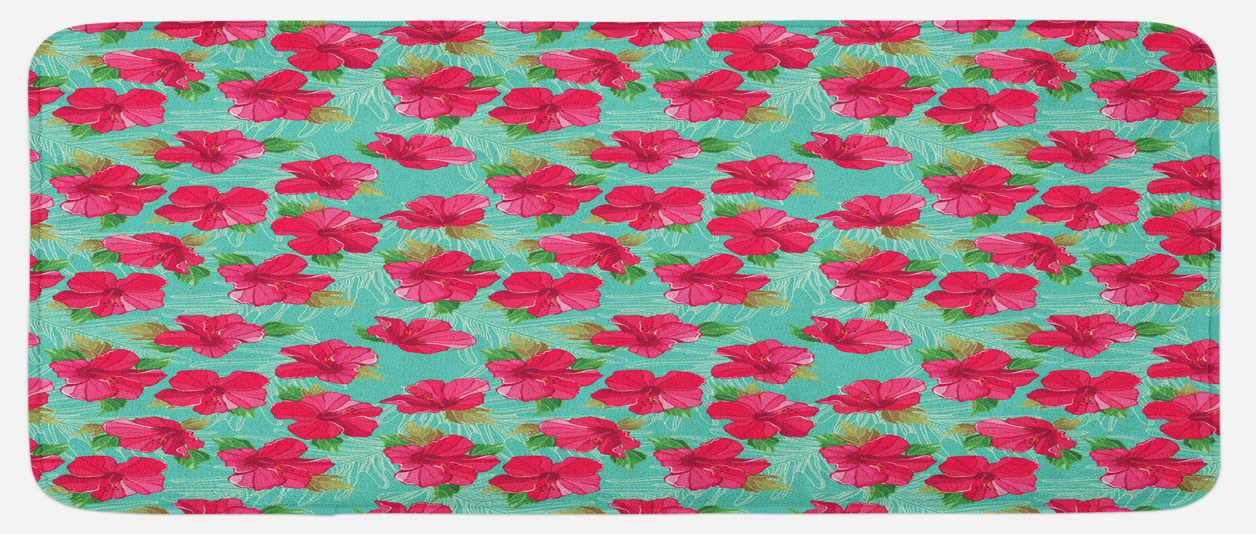 East Urban Home Hawaiian Kitchen Mat | Wayfair