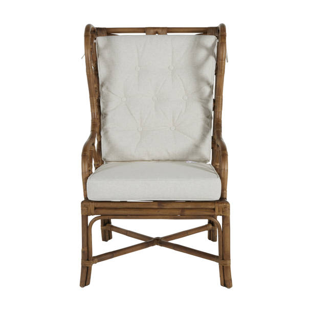 Gabby Watson Rattan Wingback Chair & Reviews | Wayfair