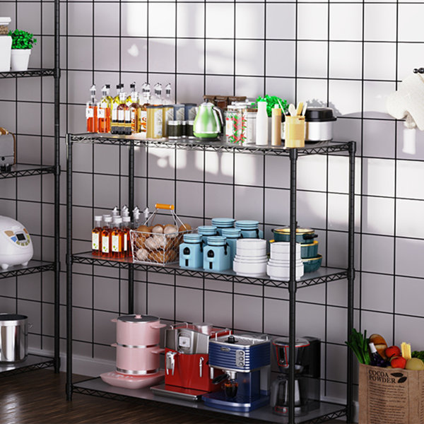 Rebrilliant Marrius 48" H x 48" W x 18" D Height -Adjustable Storage 3 ...