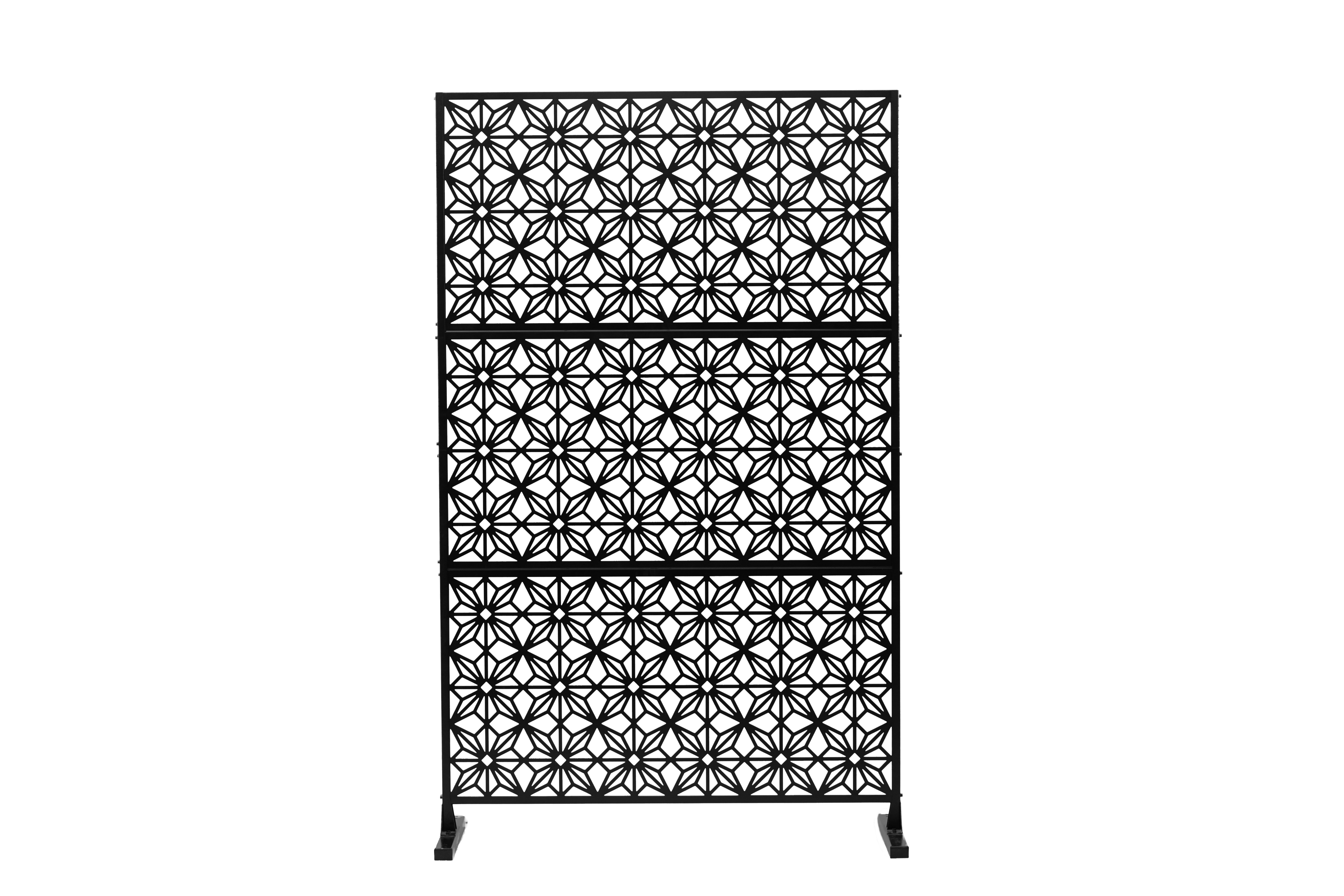 EASCOM Outdoor Privacy Screen 3 - Panel Folding Room Divider ...