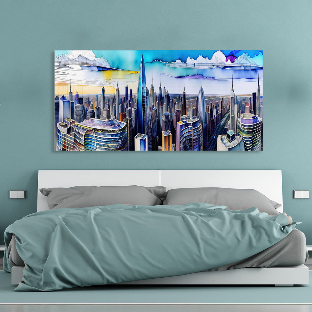 Winston Porter Modern Earth Modern Earth 506 On Canvas Print | Wayfair