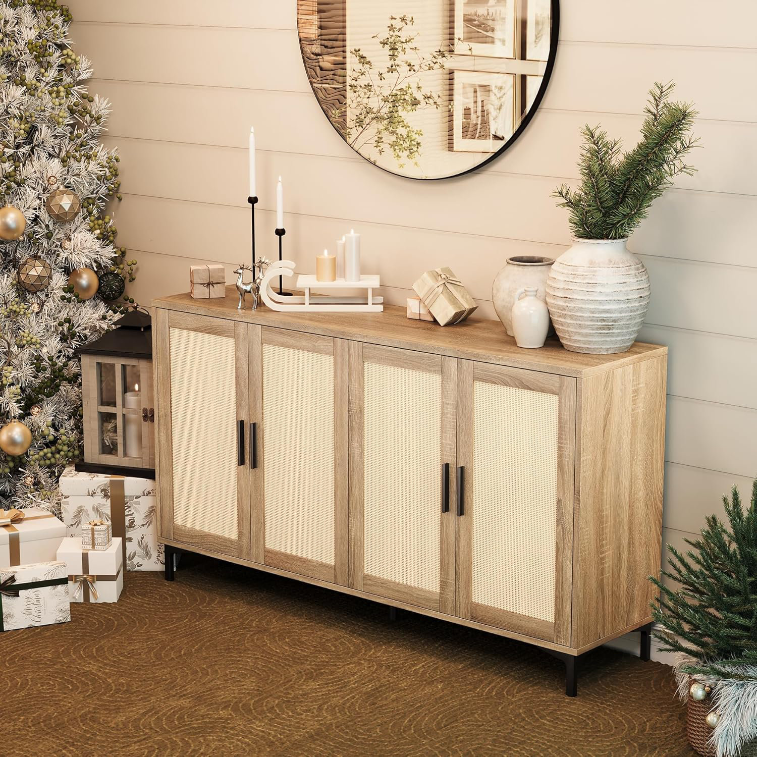Bay Isle Home™ Buffet décoratif avec rangement (4 portes) - Wayfair Canada