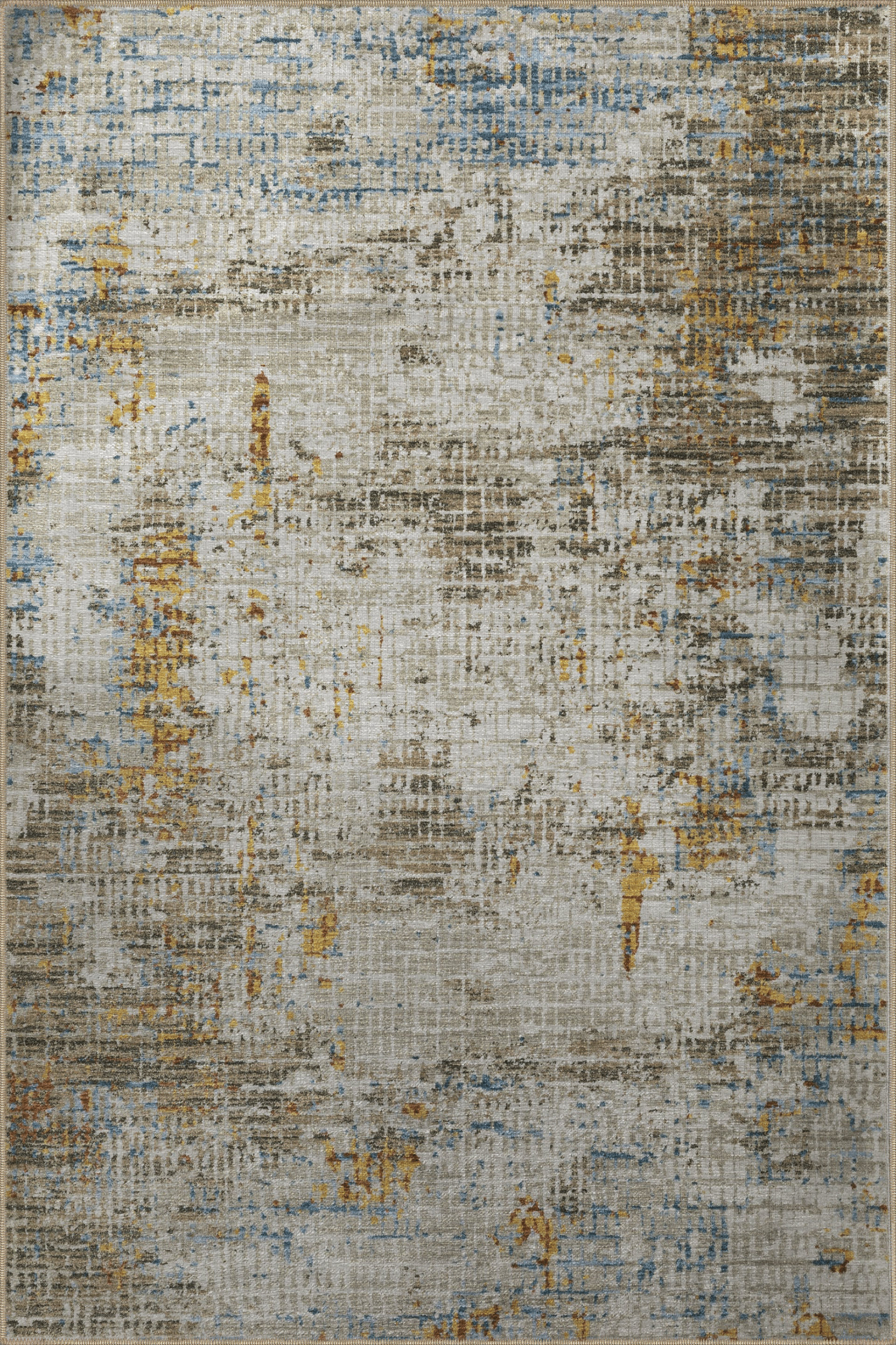 Bungalow Rose Beige Gray Themed Abstract Patterned Creative Modern ...