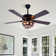 Fleur De Lis Living 5-Blade Remote Controlled Ceiling Fan Tiffany ...