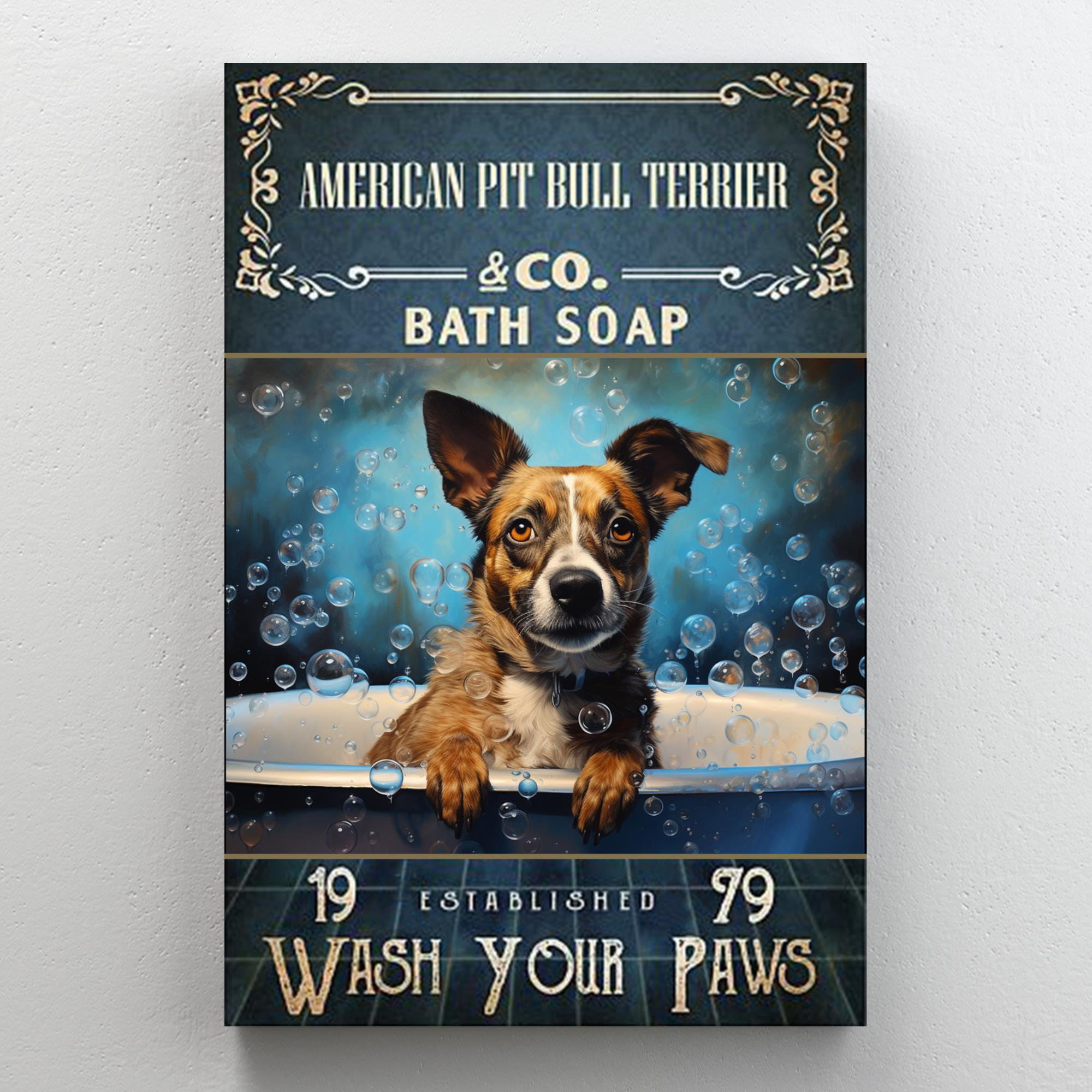 Trinx American Pit Bull Terrier Bath Soap - 1 Piece Rectangle Graphic ...