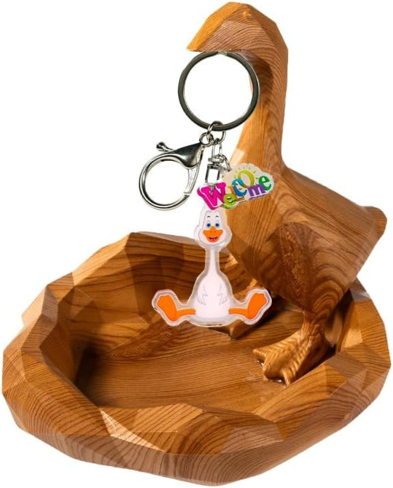 INSALER Magnetic Goose Key Bowl Silly Goose Key Holder Bowl For ...