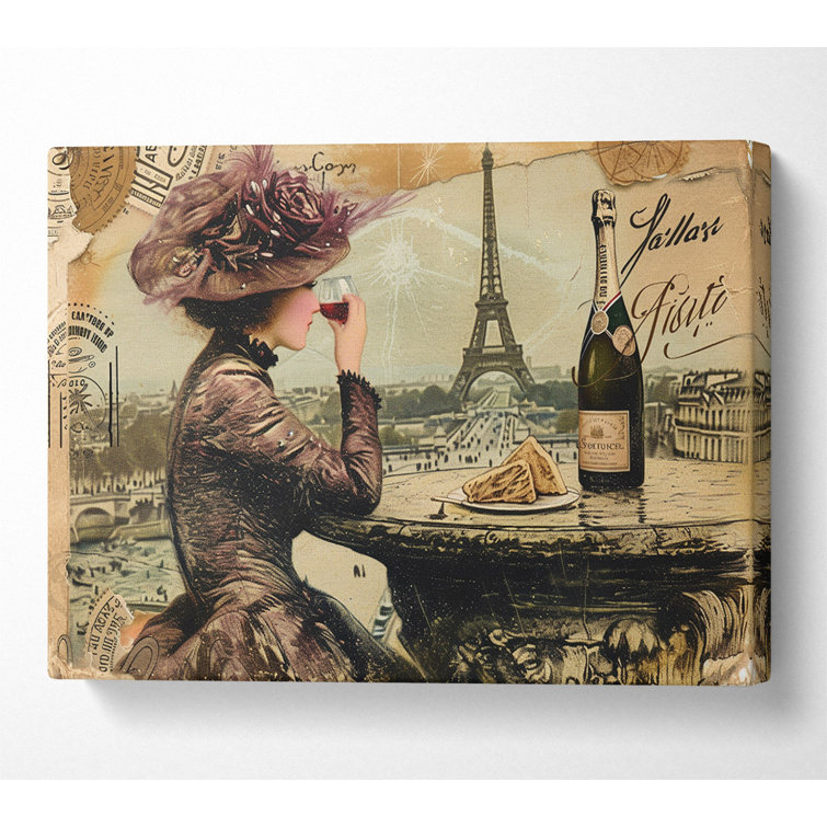 ClassicLiving French Postcard - No Frame Print on Canvas | Wayfair.co.uk